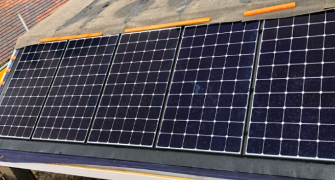 GSE In-Roof Solar Panel Mounting Kit for 1 x 5 1610-1800mm Panels in P ...