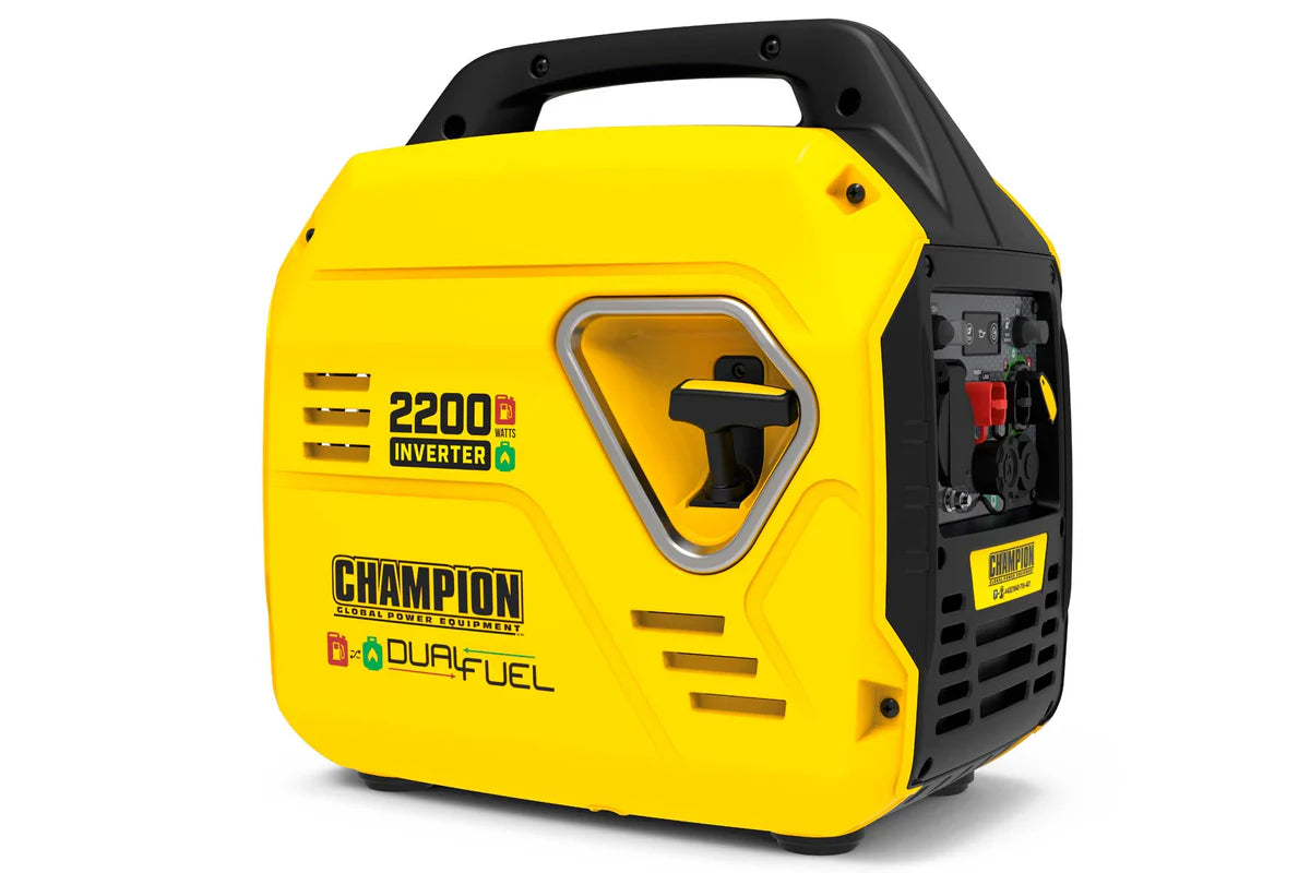 Champion 92001i-DF 2200 Watt (2.2kW) "Mighty Atom" Dual Fuel Inverter ...