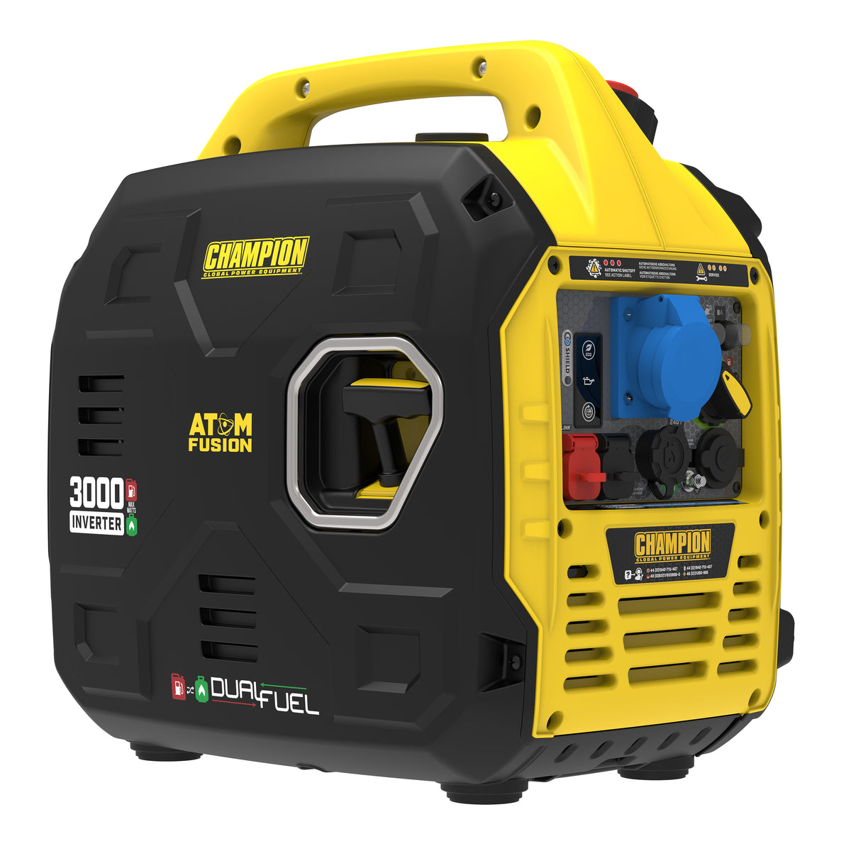 Champion 3000 Watt "Atom Fusion" Dual Fuel Inverter Generator – Energian