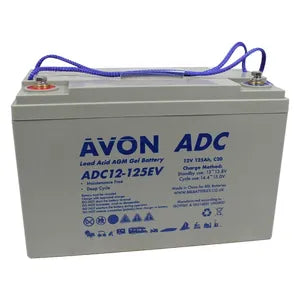 AVON Deep Cycle AGM-GEL Solar Battery 12V 125Ah – Energian