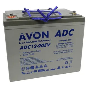 AVON Deep Cycle AGM-GEL Solar Battery 12V 90Ah – Energian