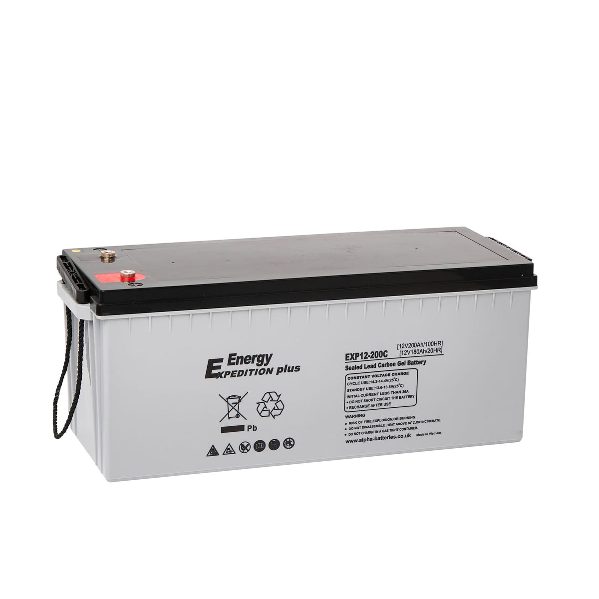 EXPEDITION Plus Ultra Deep Cycle Carbon GEL 12v 200Ah Battery – Energian