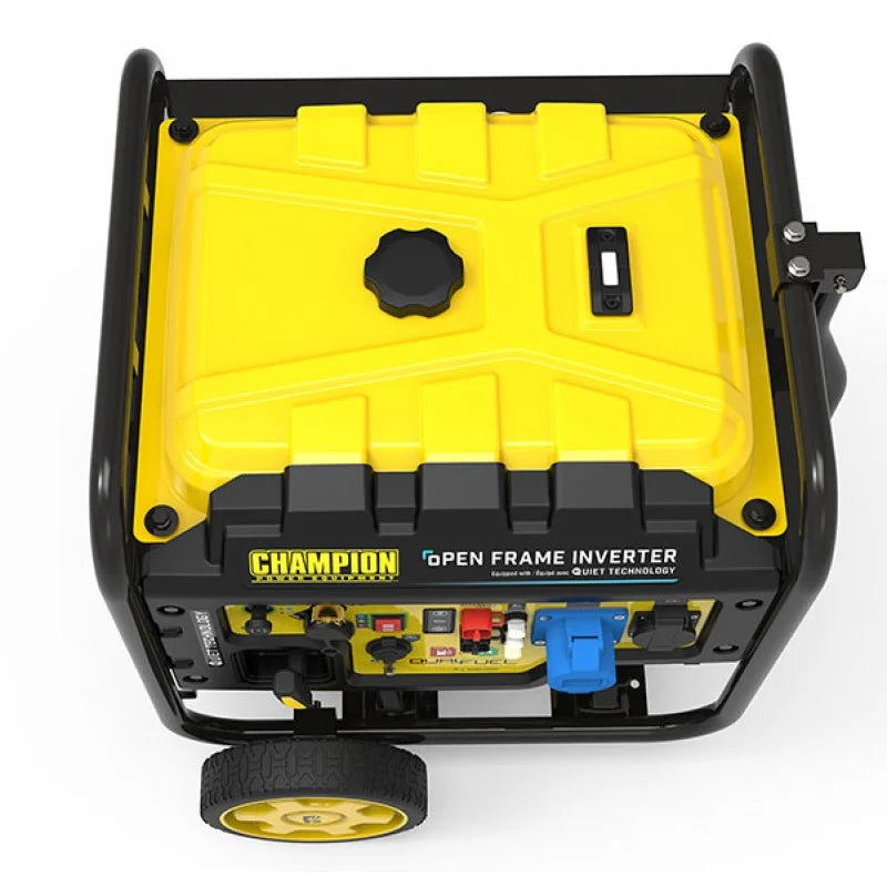 Champion CPG4000DHY-DF 3500W Open Frame Petrol Inverter Generator ...