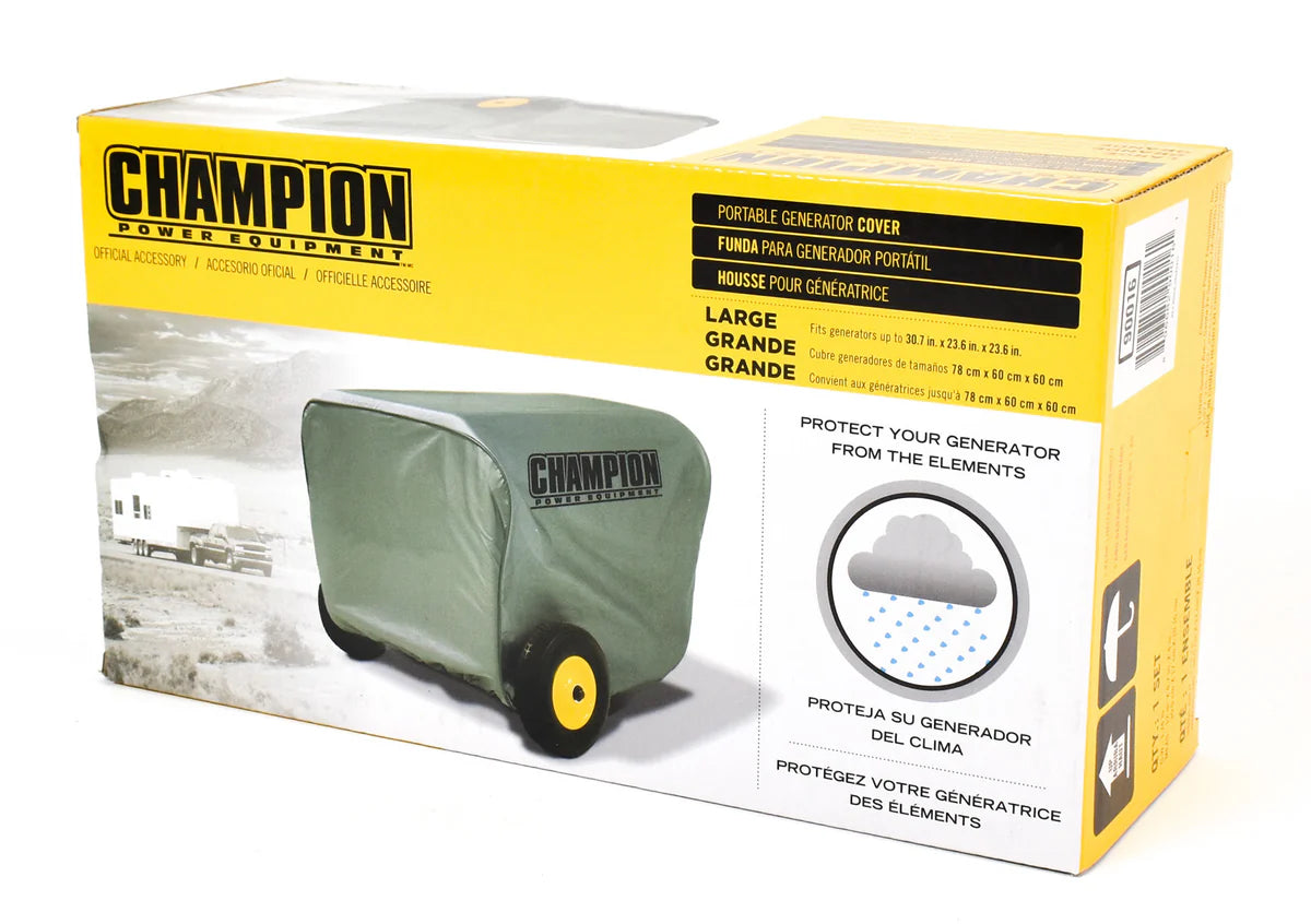 All Weather Cover for Champion 5000 - 7500 Watt Frame Type Generators ...