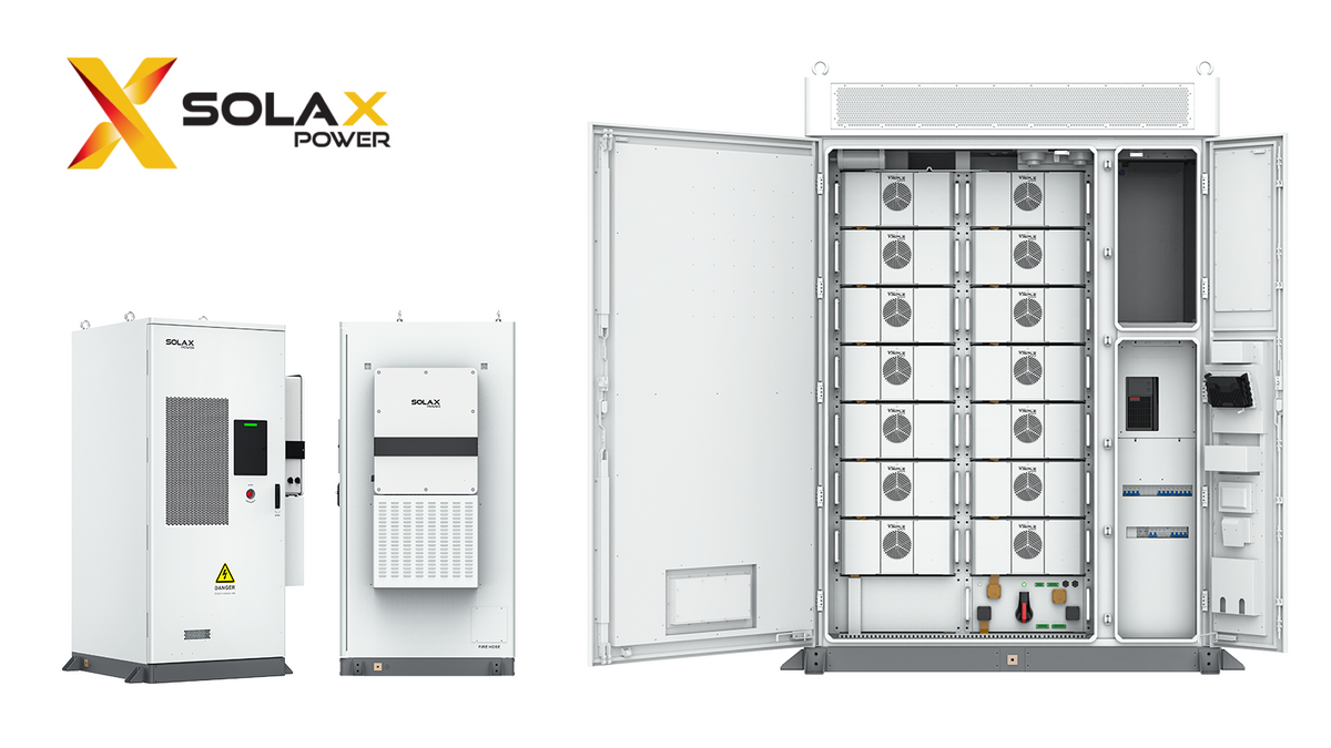 All in One SolaX ESS AELIO Small C&I Solar Systems with 60kW 3-Phase I ...